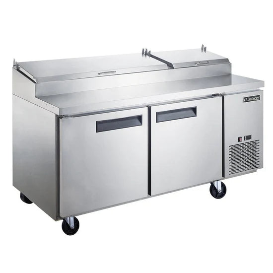 Commercial 2-Door Pizza Prep Table Refrigerator — LaBel Food Service ...